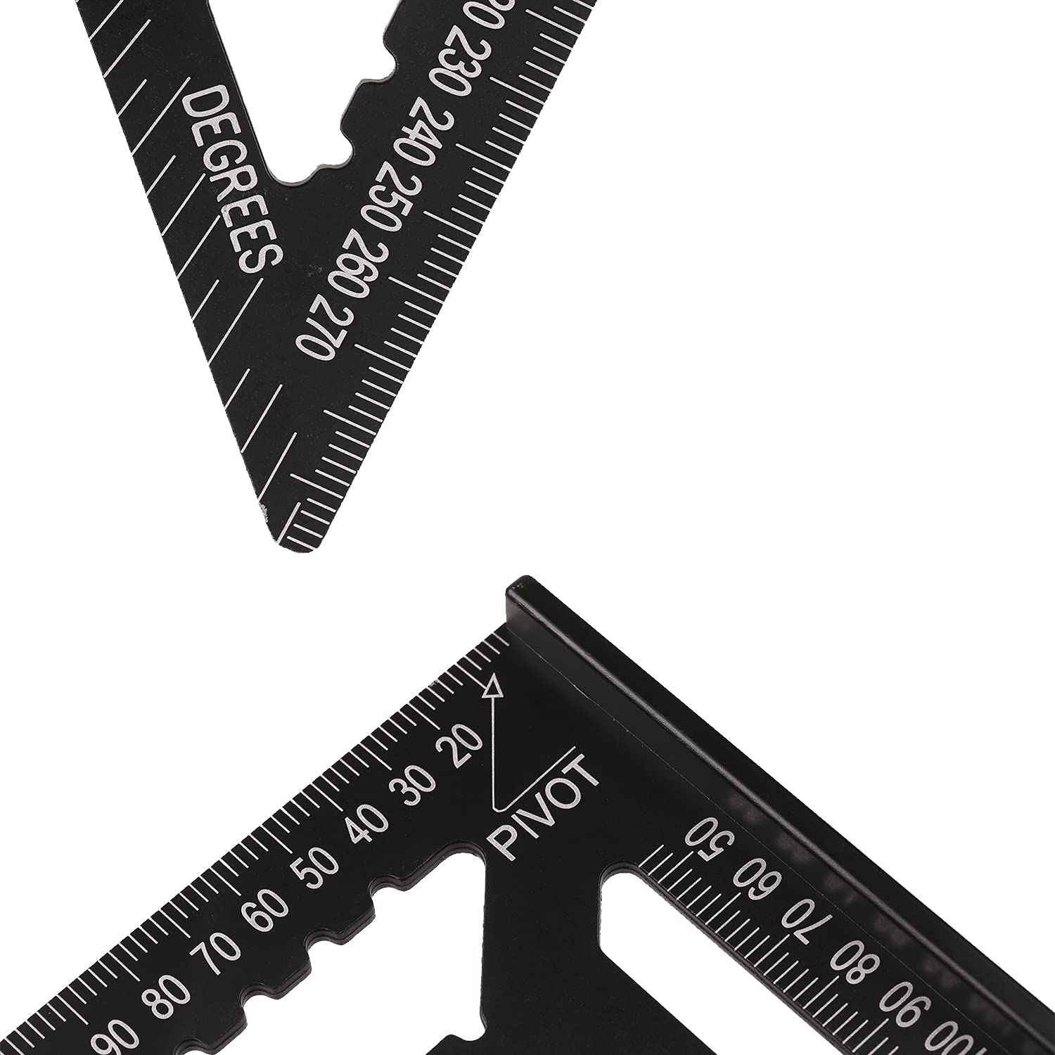 GoolRC 12 Inch Rafter Square Aluminum Alloy Metric Triangle Ruler ...