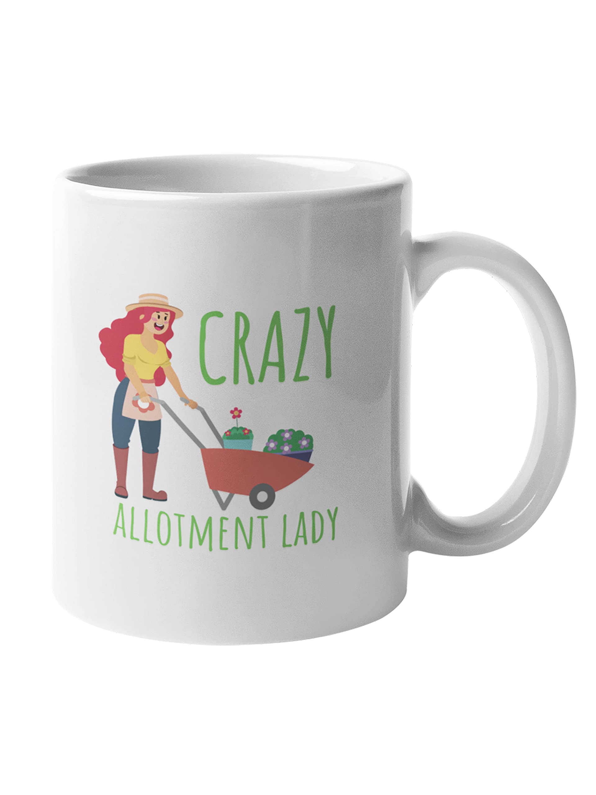 NA Crazy Allotment Lady - Funny Tea/Coffee Mug - Gift for Grandma, Mum ...