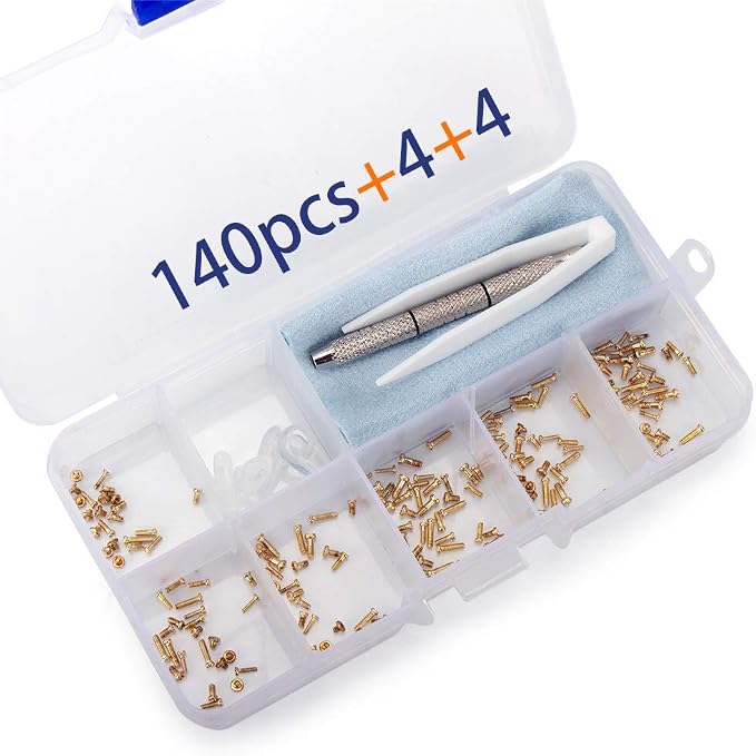 Amazon.com: Eyeglass Repair Kit, OFONE Glasses Repair Kit with 140pcs ...