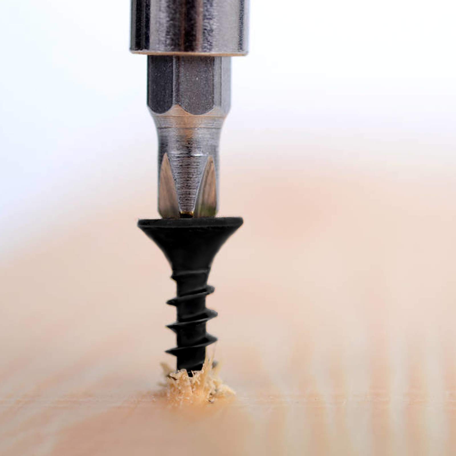 Snapklik.com : #8 X 2-3/4" Wood Screw 100PCS Black Phosphate Coated ...