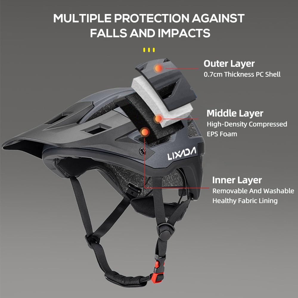 Snapklik.com : Adult Bike Helmet Mountain Helmet Road Bike Helmet ...