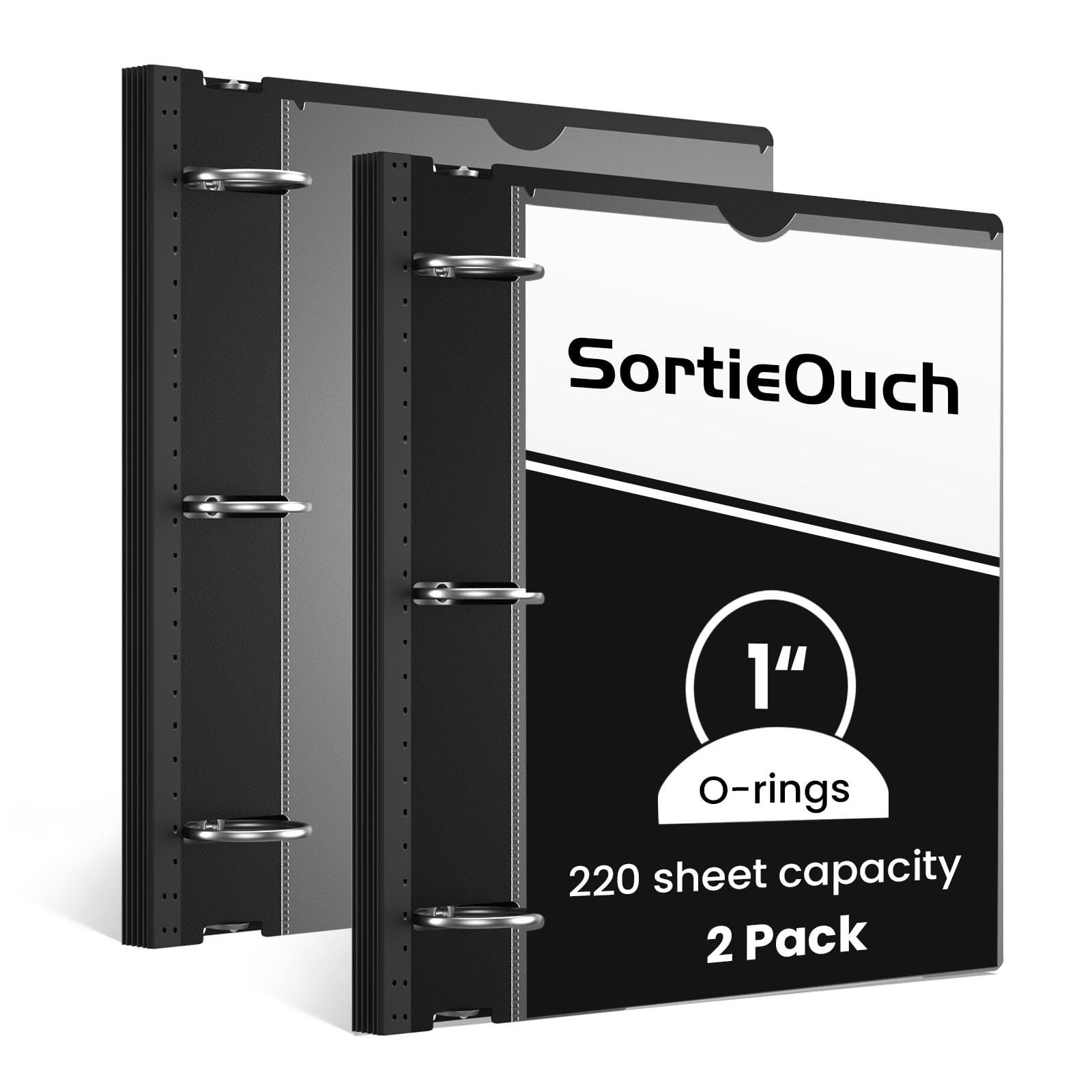 Amazon.com : SortieOuch Telescoping 3 Ring Binder 1Inch,Flexible ...