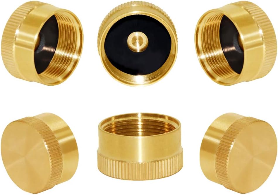 Amazon.com : 5-Pack QCC1 Propane Dust Caps with Strap, Plastic Propane ...