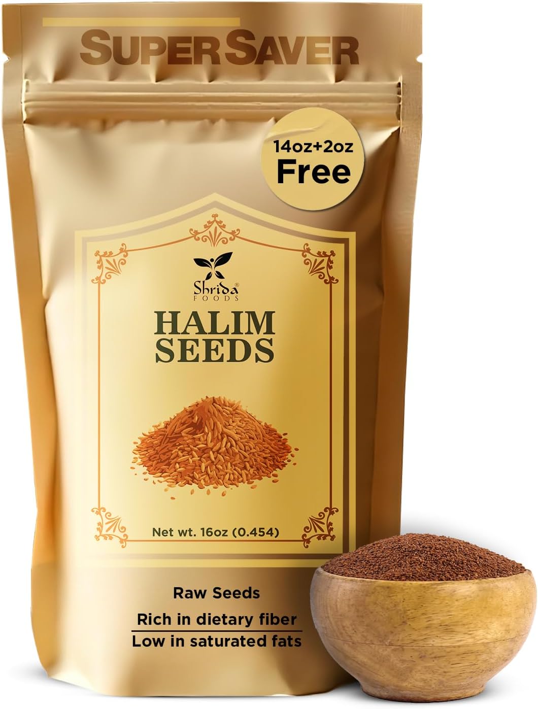 Amazon.com : Verem Namo Organics 350 Gm Halim Seeds (Aliv Seeds ...