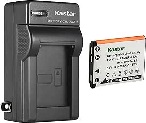 Amazon.com: Kastar 1-Pack Battery and AC Wall Charger Replacement for Fujifilm NP-45 NP-45A NP ...