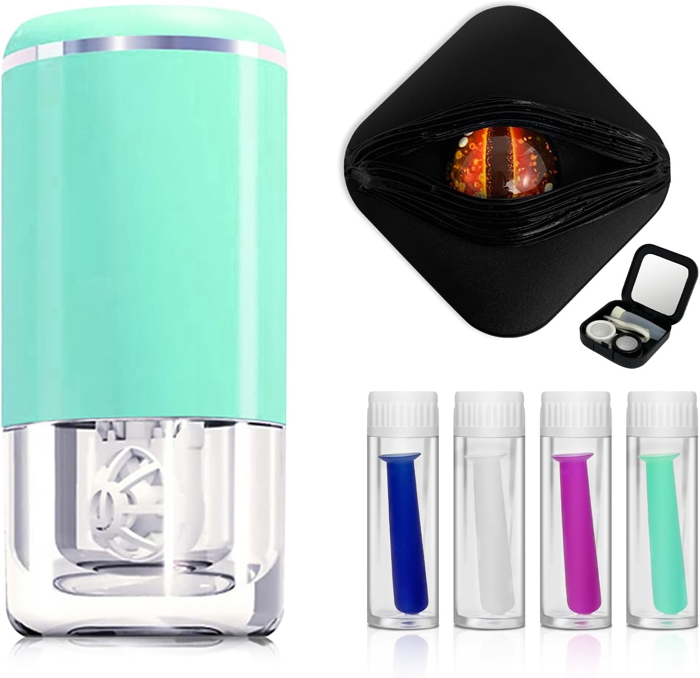 Amazon.com: Ultrasonic Contact Lens Cleaner Bundle with Contact Lens ...