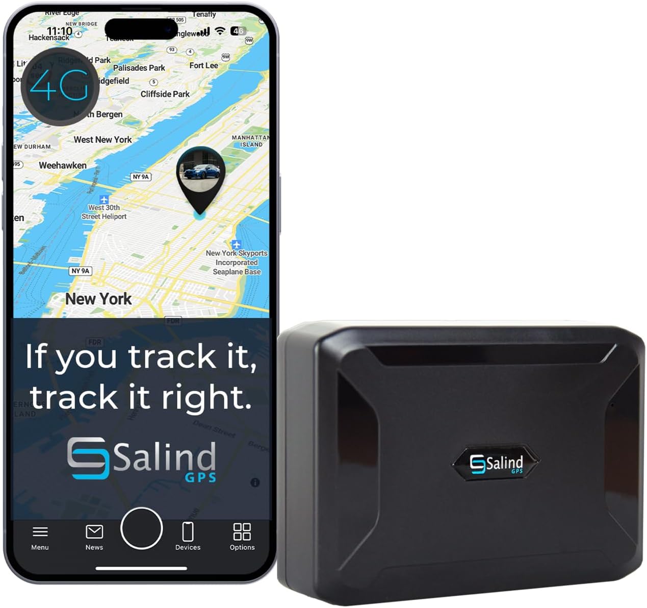 Amazon.com: Tracki GPS Tracker for Vehicles No Monthly fee, USA Made ...