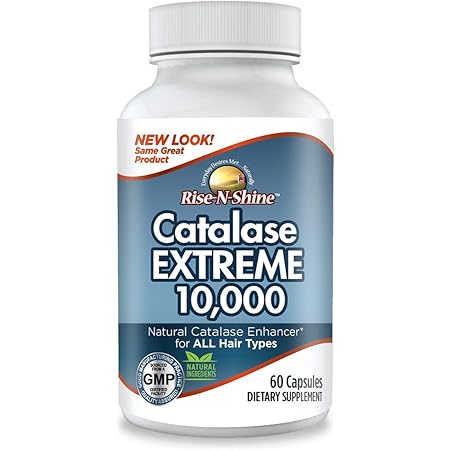 Amazon.com: Catalase Extreme 10,000 3 Month Supply Catalase Enzyme Hair ...