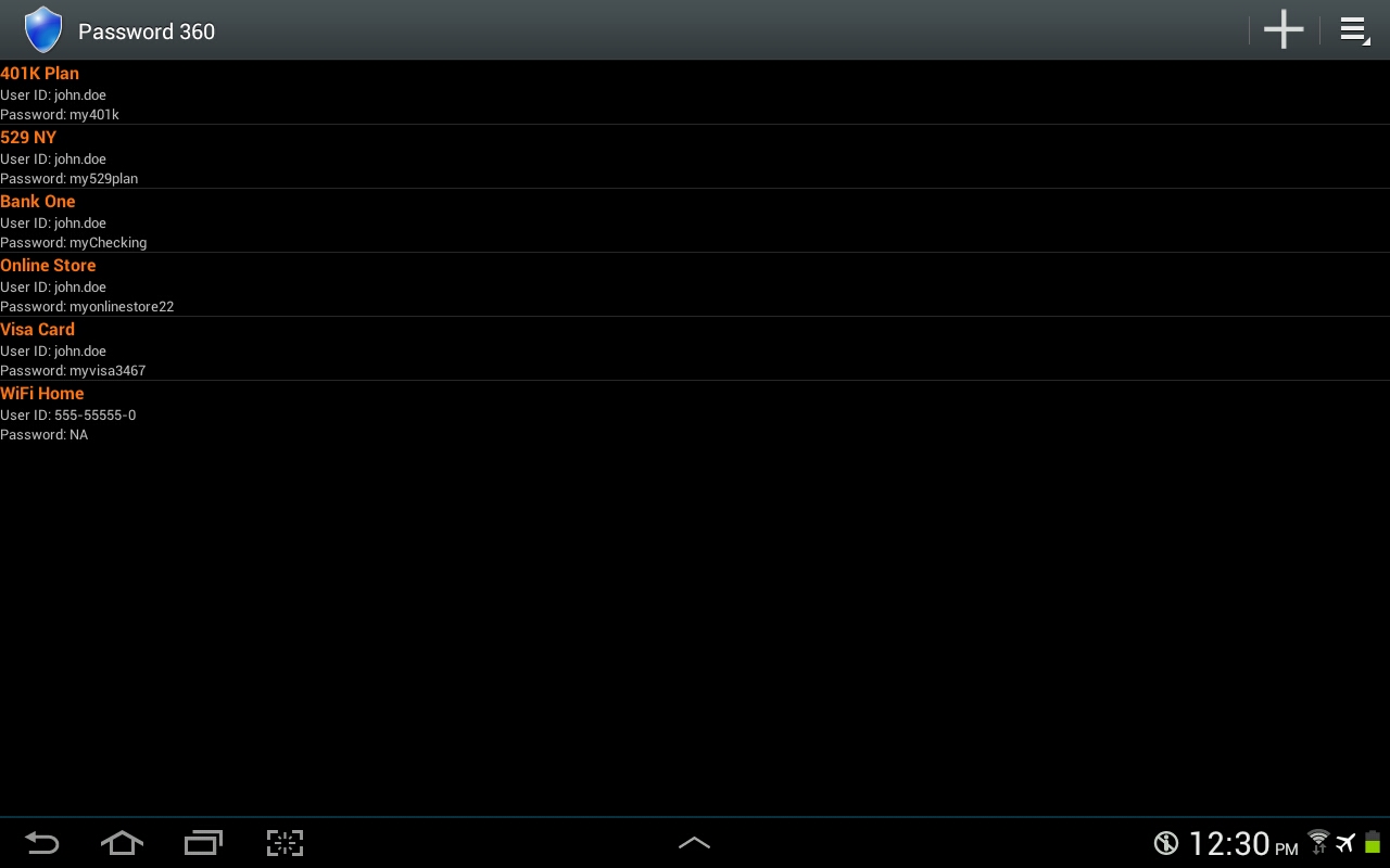 Password 360 - App on Amazon Appstore
