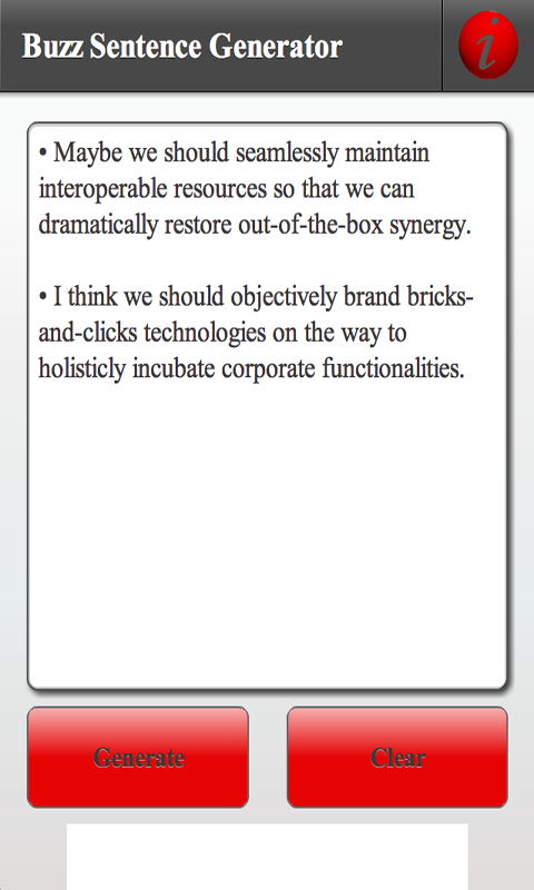 Buzz Sentence Generator - App on Amazon Appstore