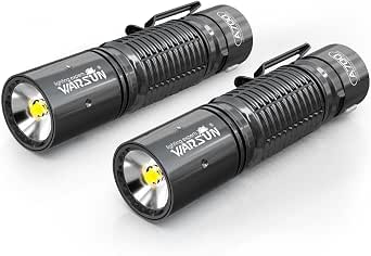 WARSUN LED Torch, Rechargeable Flashlight, Compact Torch, Work Light ...