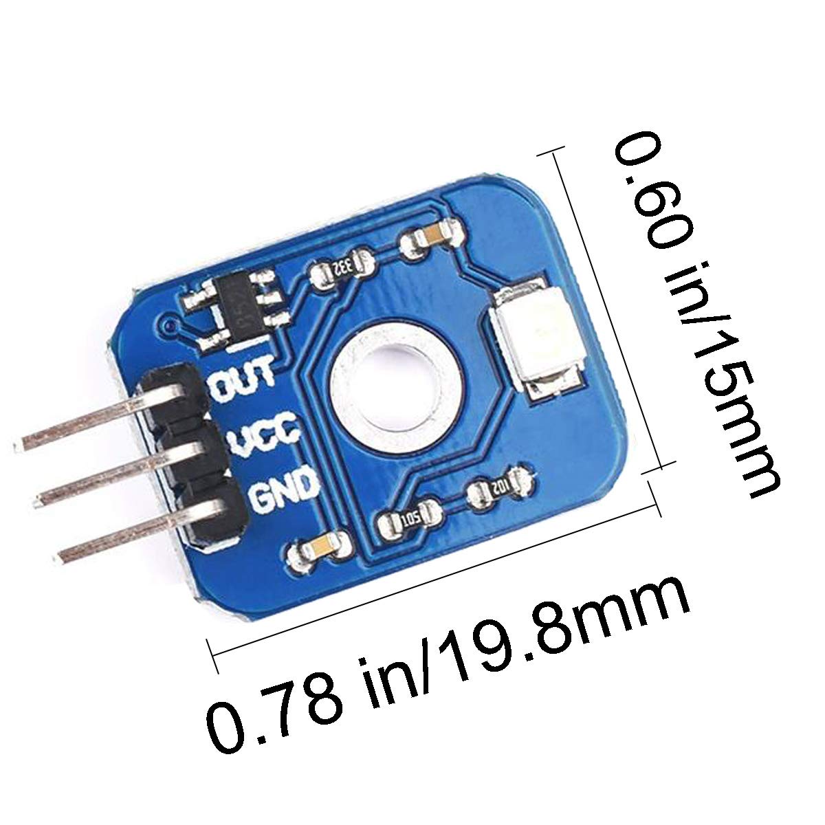 Youmile 3.3V-5V UV Inspection Sensor Module Detection Sensor Module ...