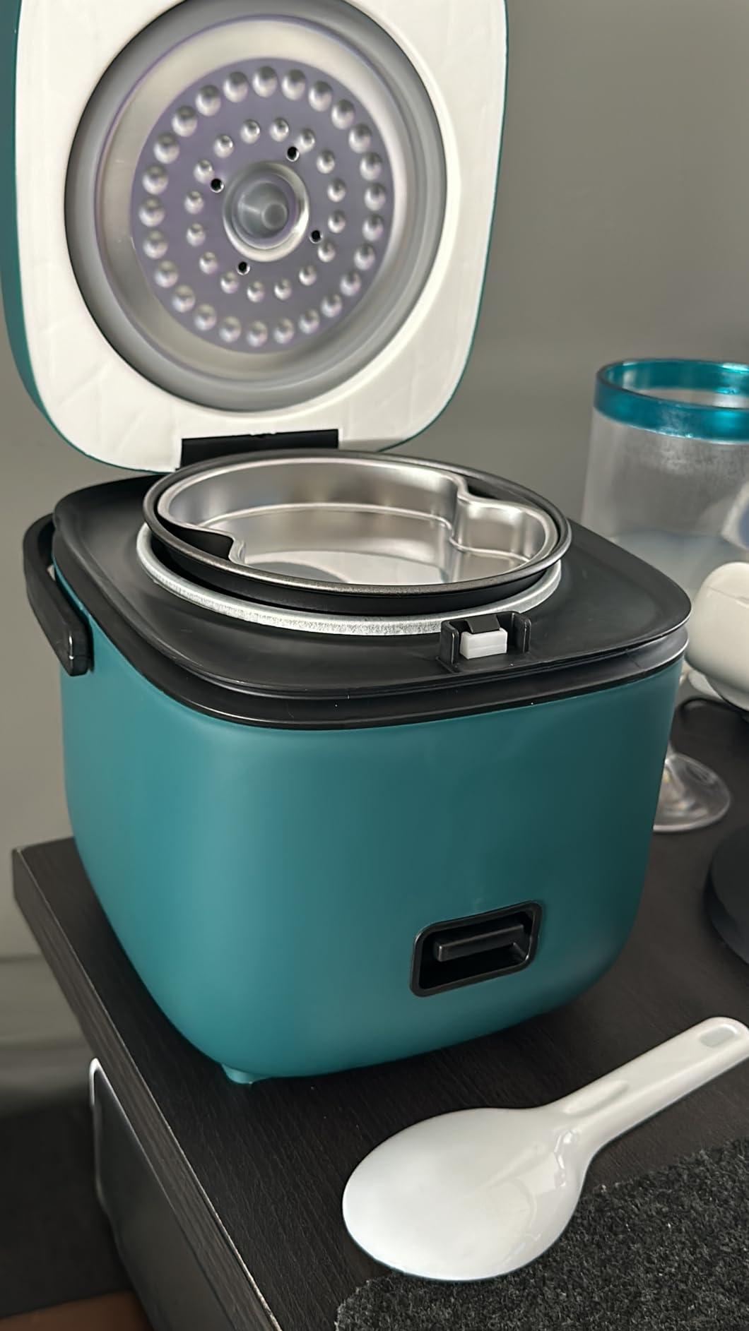 1.2L Mini Rice Cooker Travel Small Non-Stick Pot for Cooking Soup Rice ...