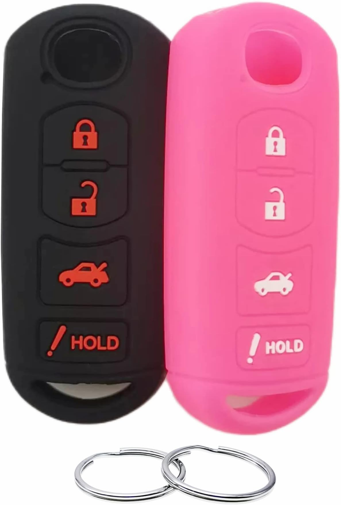 Amazon.com: TUTUDOW Silicone Rubber Key Fob Cover Compatible with 2009 ...