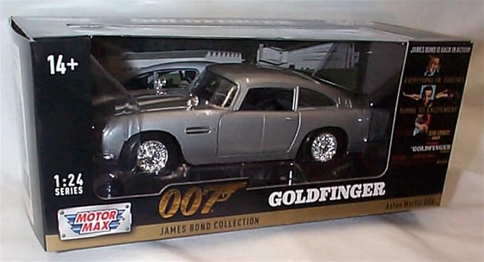 motor max JAMES B0ND collection Aston Martin DB5 Silver Goldfinger ...