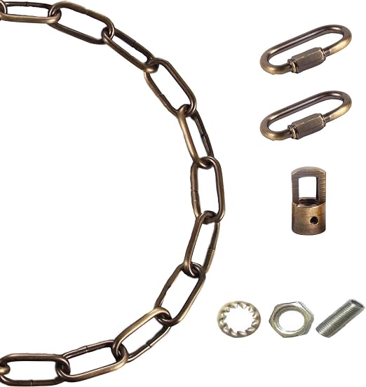 Amazon.com: Arncmiv Pendant Light Fixture Chain, Heavy Duty, Green ...