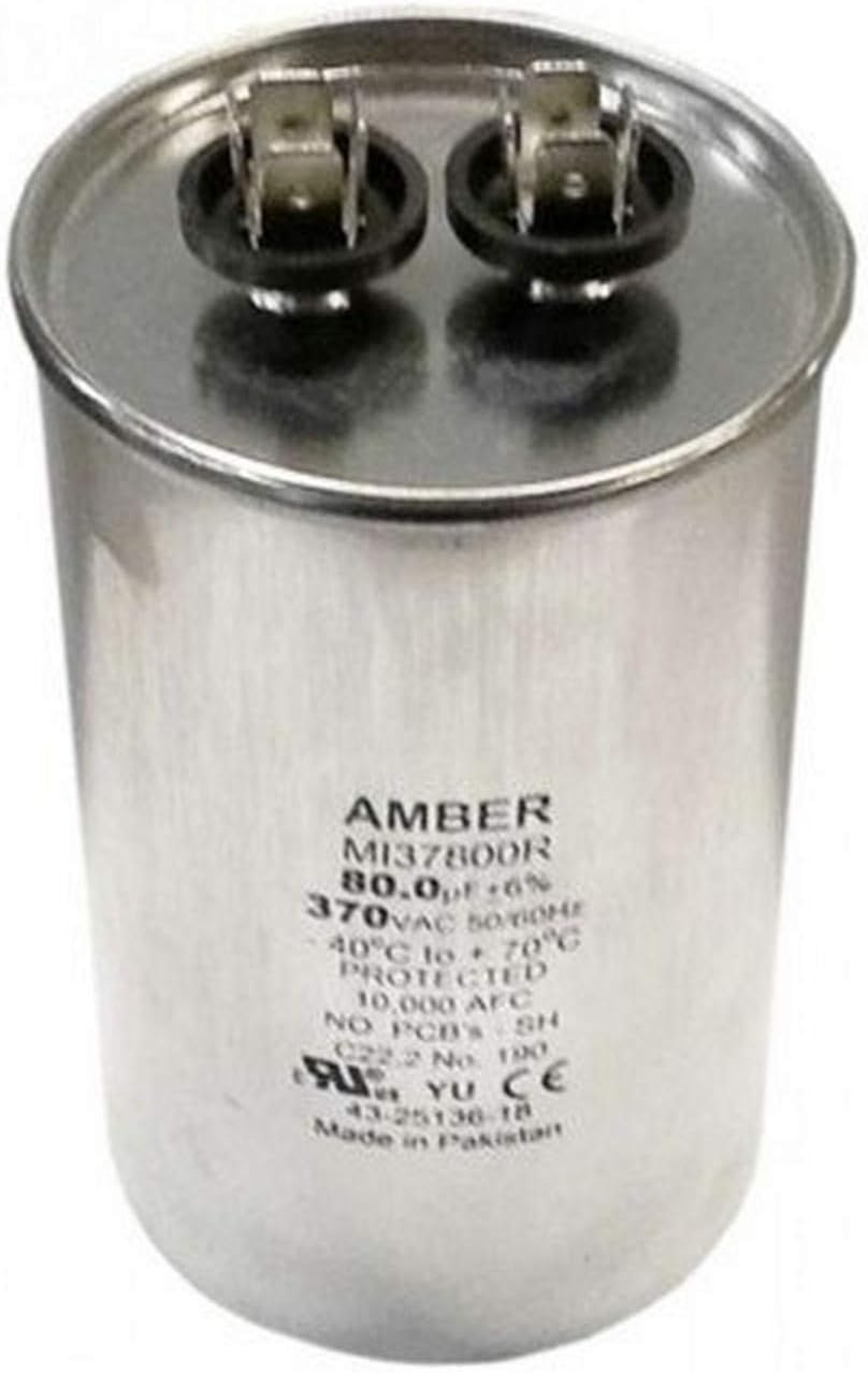 Amazon.com: Protech 662766275643 80/370 Single Round Capacitor ...