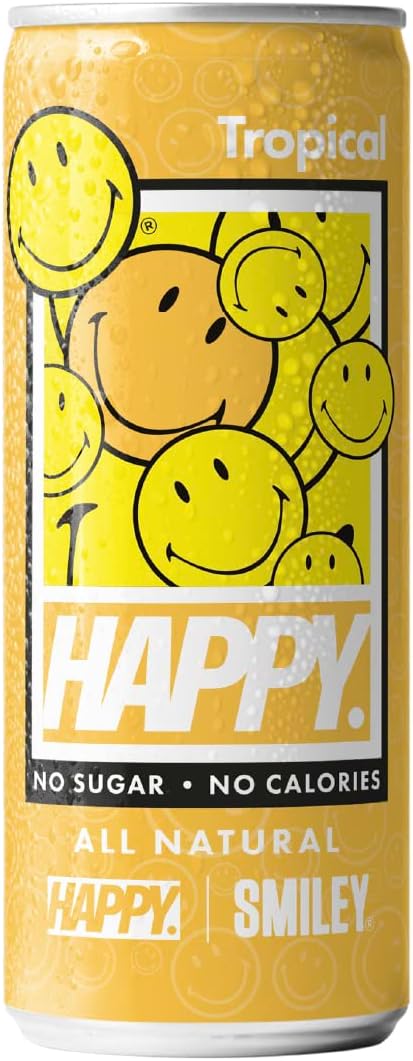 Happy Tropical Sparkling Soda | 24 x 250ml cans : Amazon.co.uk: Grocery
