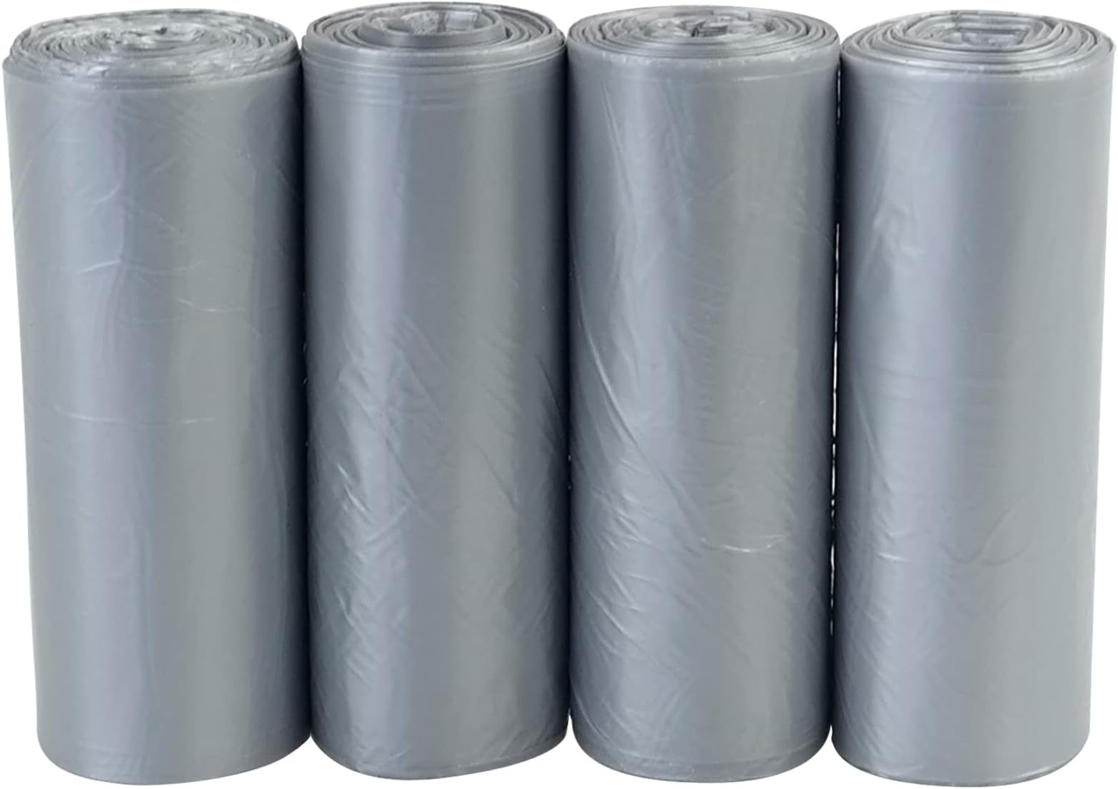 Bblina Grey 40 L Large Bin Liners, Plastic Trash Bin Liners Waste Bags ...
