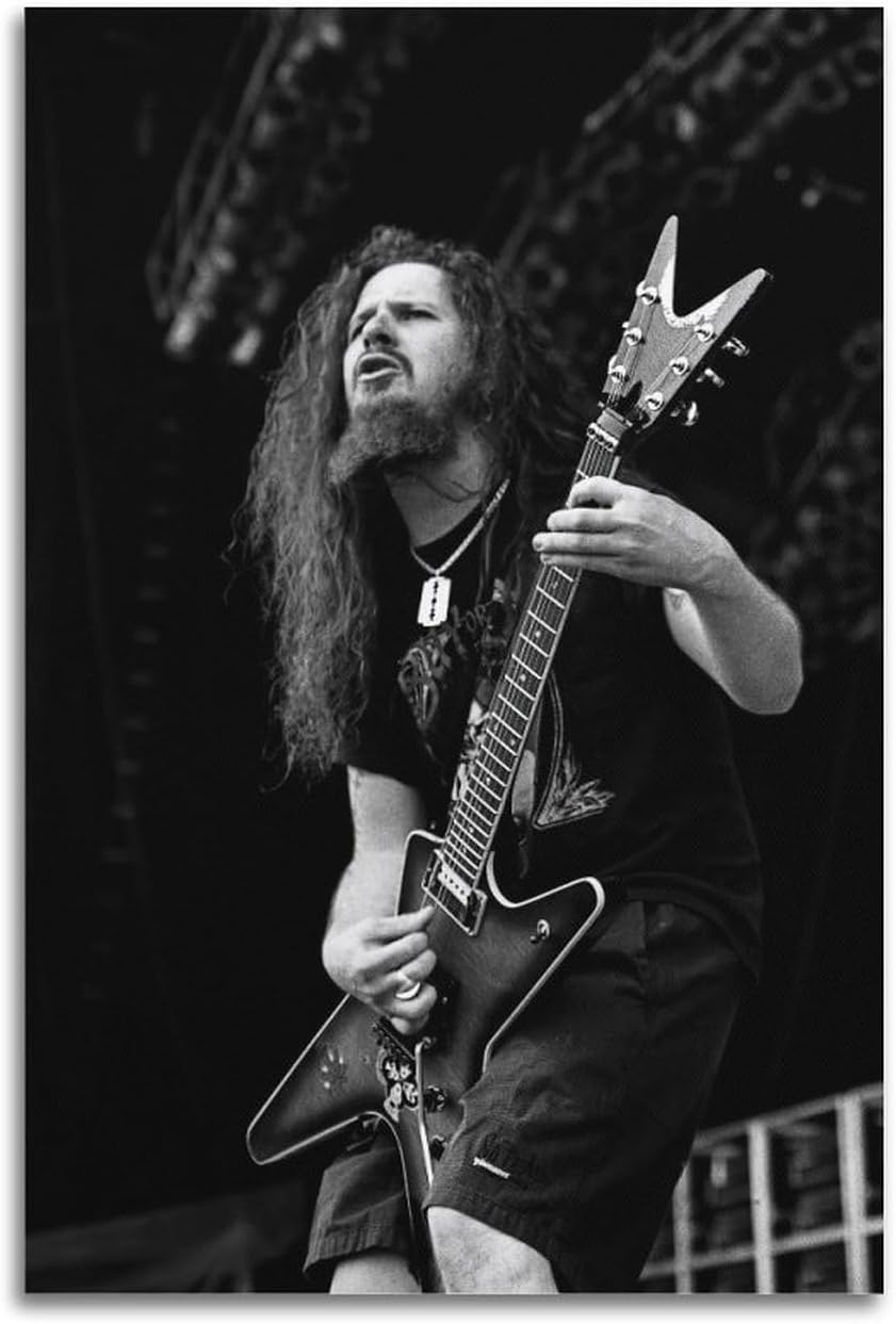 Amazon.com: NJYXART Dimebag Darrel Poster Art Decor Painting Aesthetic ...