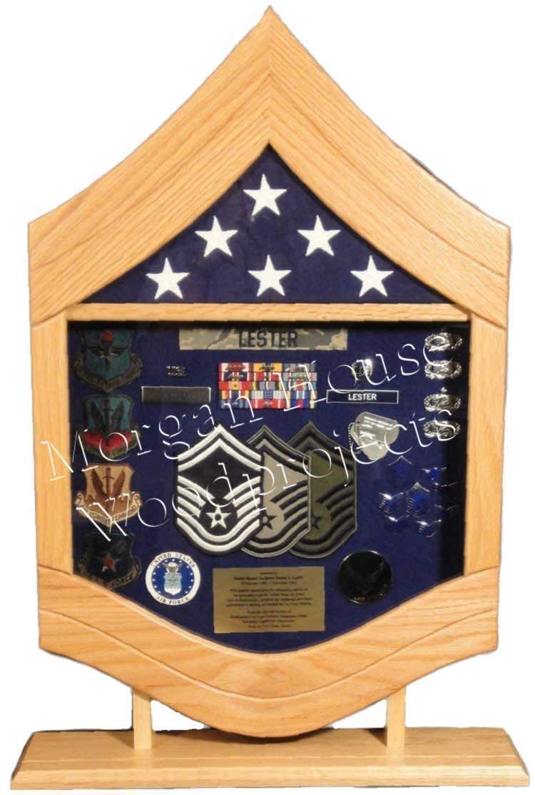 Buy E-8 Air Force Senior Master Sergeant (SMSgt) Shadow Box/Retirement ...