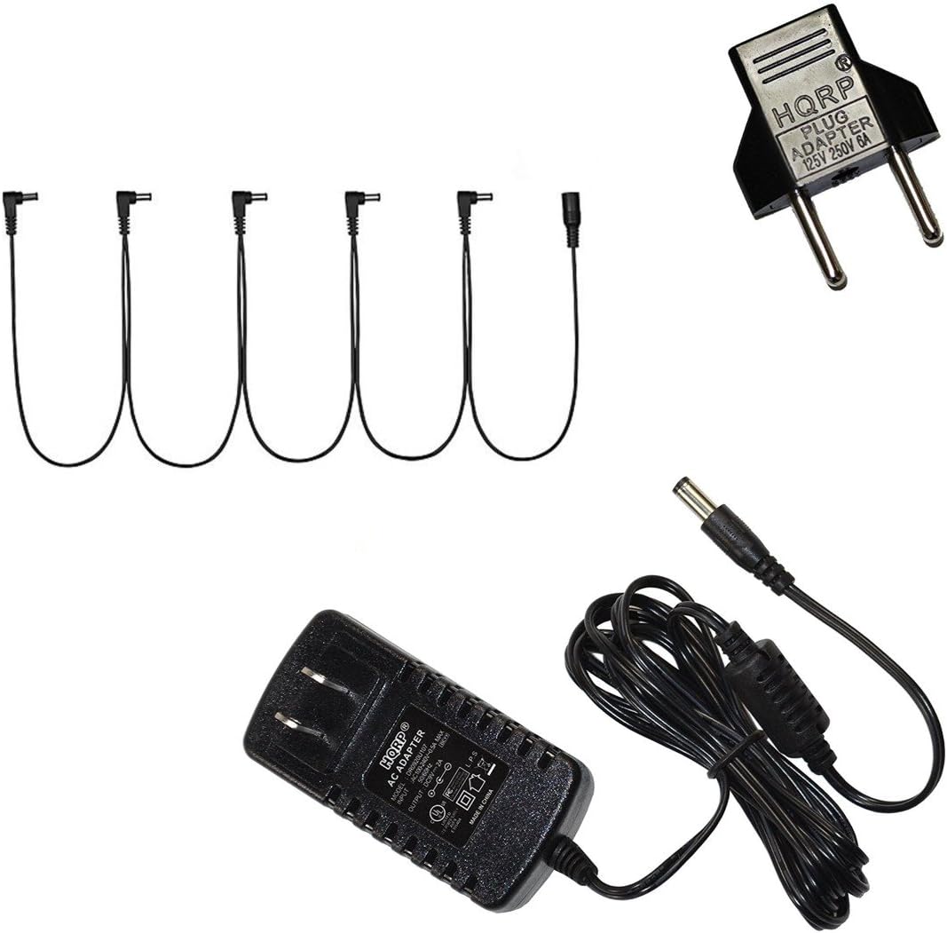 Amazon.com: HQRP 9V AC Adapter & 5 Daisy Chain Cable for Tech 21 Guitar ...