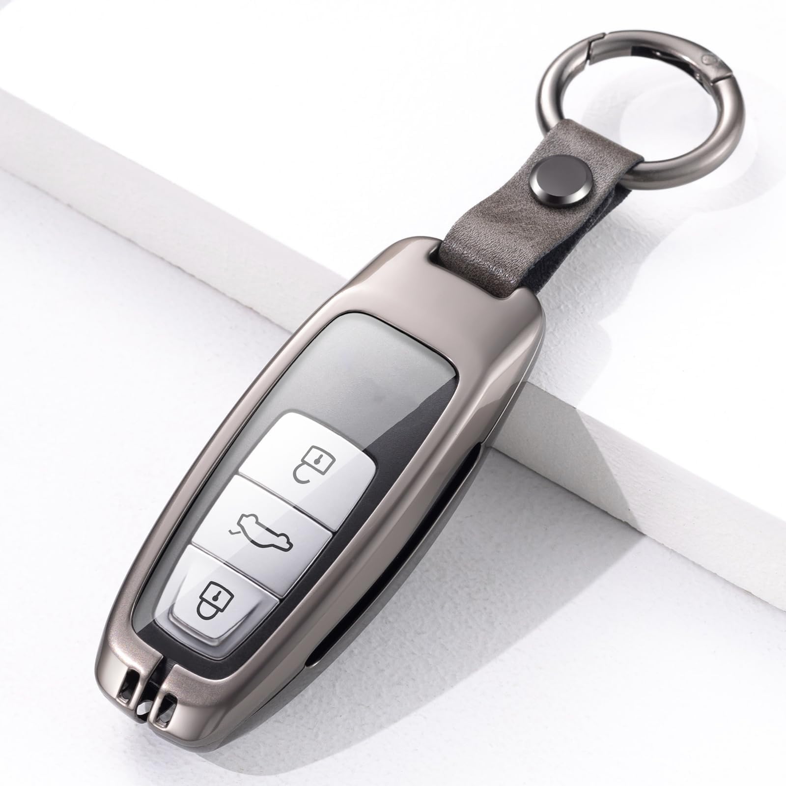 Amazon.com: GAGALU Key Cover Case Replacement for Audi 2018 2022 A6 A7 ...