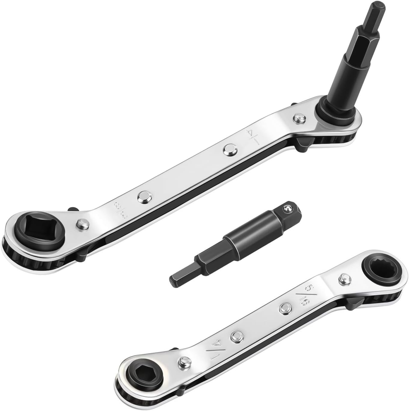 gohantee Hvac Service Wrench Tools Air Conditioner Valve Ratchet Wrench ...