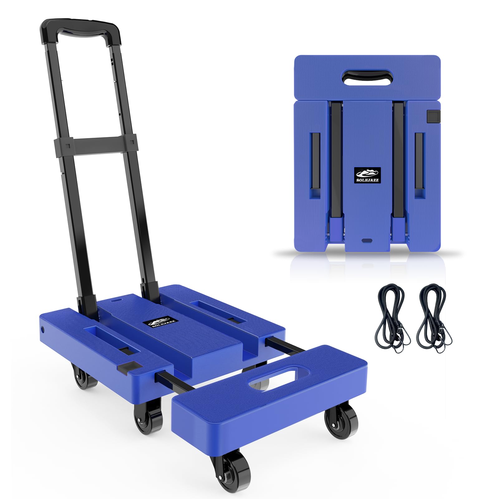Amazon.com: SOLEJAZZ Fold Up Portable Dolly, Folding Hand Truck for ...