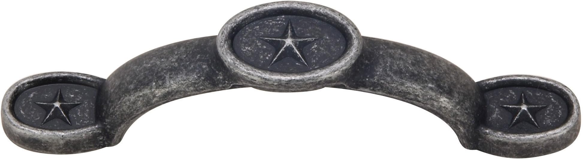 TG,LLC Treasure Gurus Metal Pewter Texas Star Kitchen Cabinet Pull ...