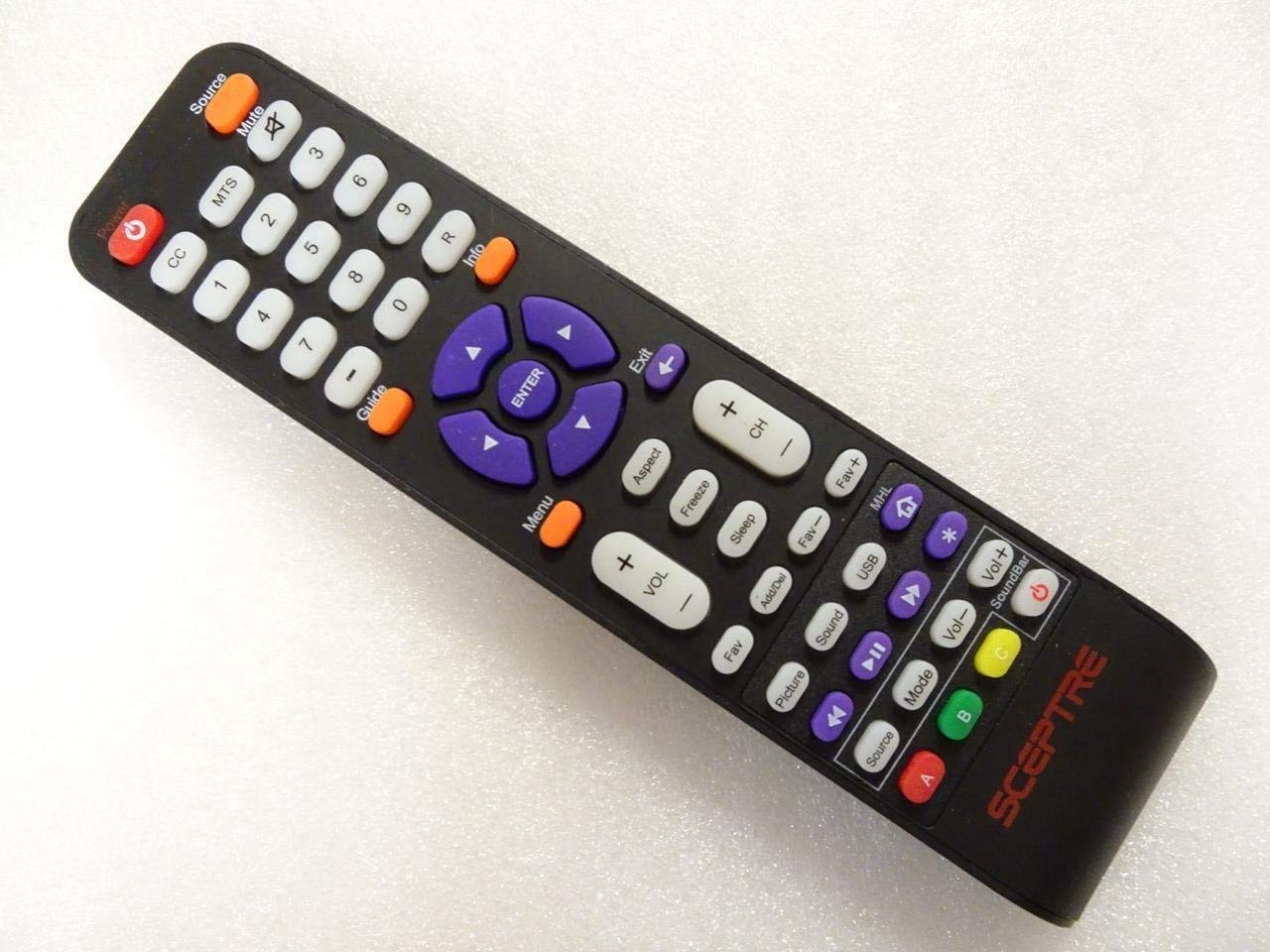 Snapklik.com : Sceptre TV Remote Control