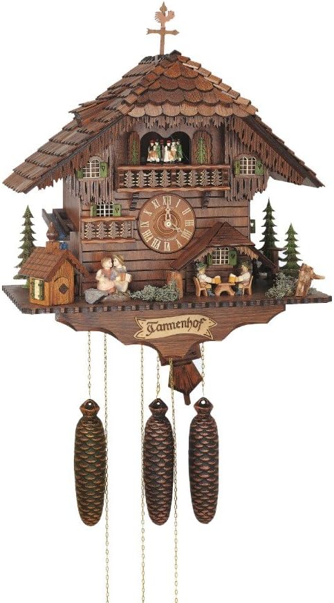 Amazon.com: Schneider 20" 8-Day Movement Cuckoo Clock with Two ...