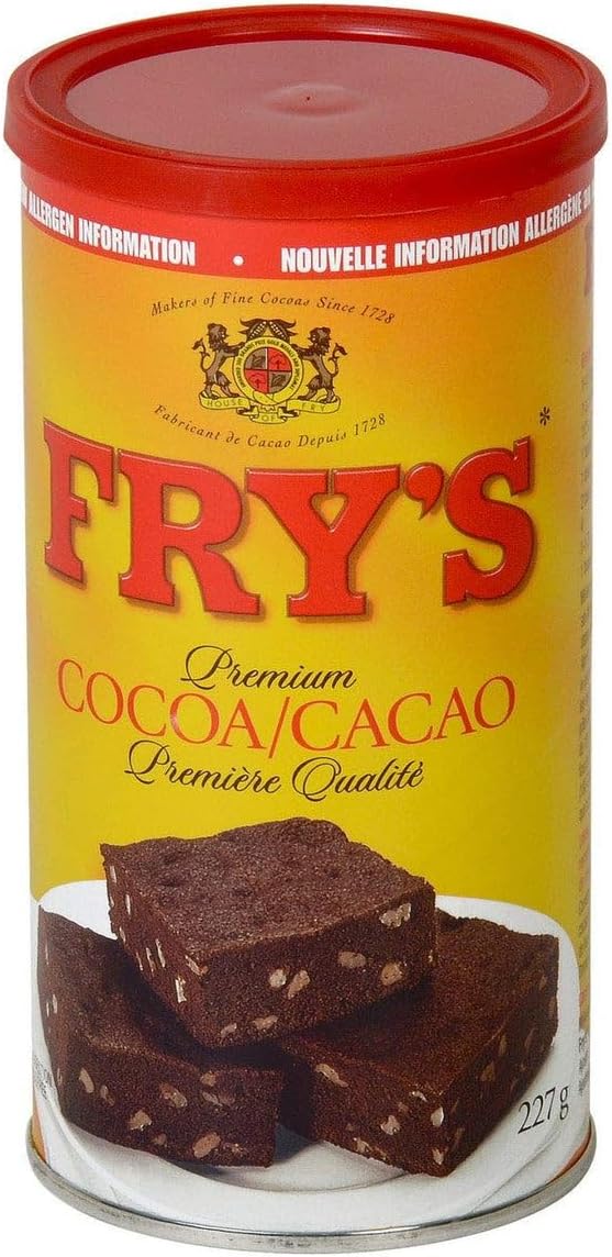 Amazon.com : Fry's Premium Baking Cocoa Powder Unsweetened - 227g/8oz ...