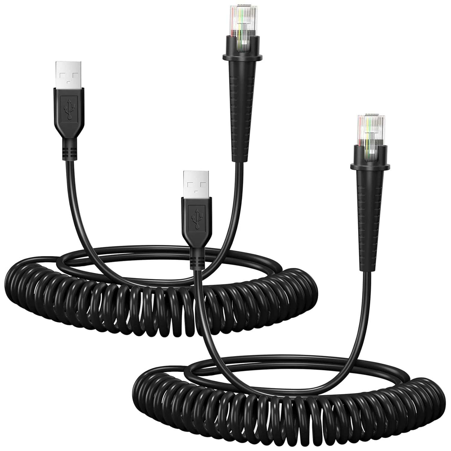 Amazon.com: LIENIAO (2PCS) 9.84ft Scanner Cable for Honeywell MS9520 MS5145 MS1690 MS1890 MS9524 ...