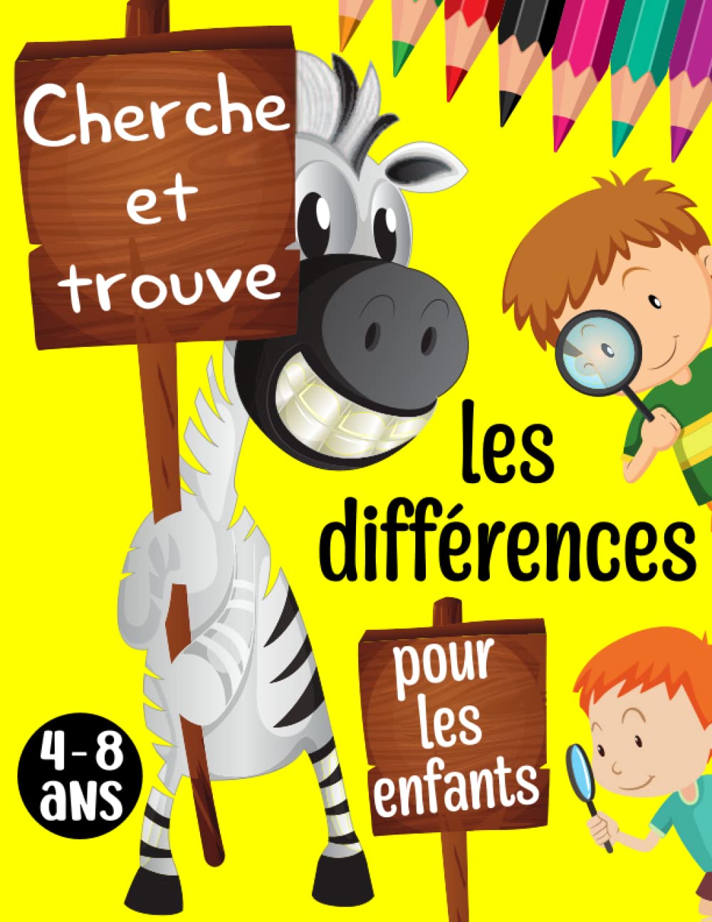 Buy Cherche et trouve les différences pour les enfants 4-8 ans: Cahier ...