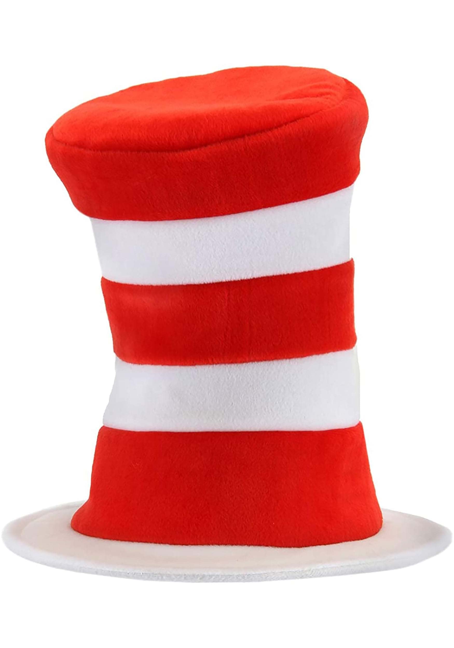 Dr. Seuss The Cat in The Hat Deluxe Velboa Red & White Striped ...