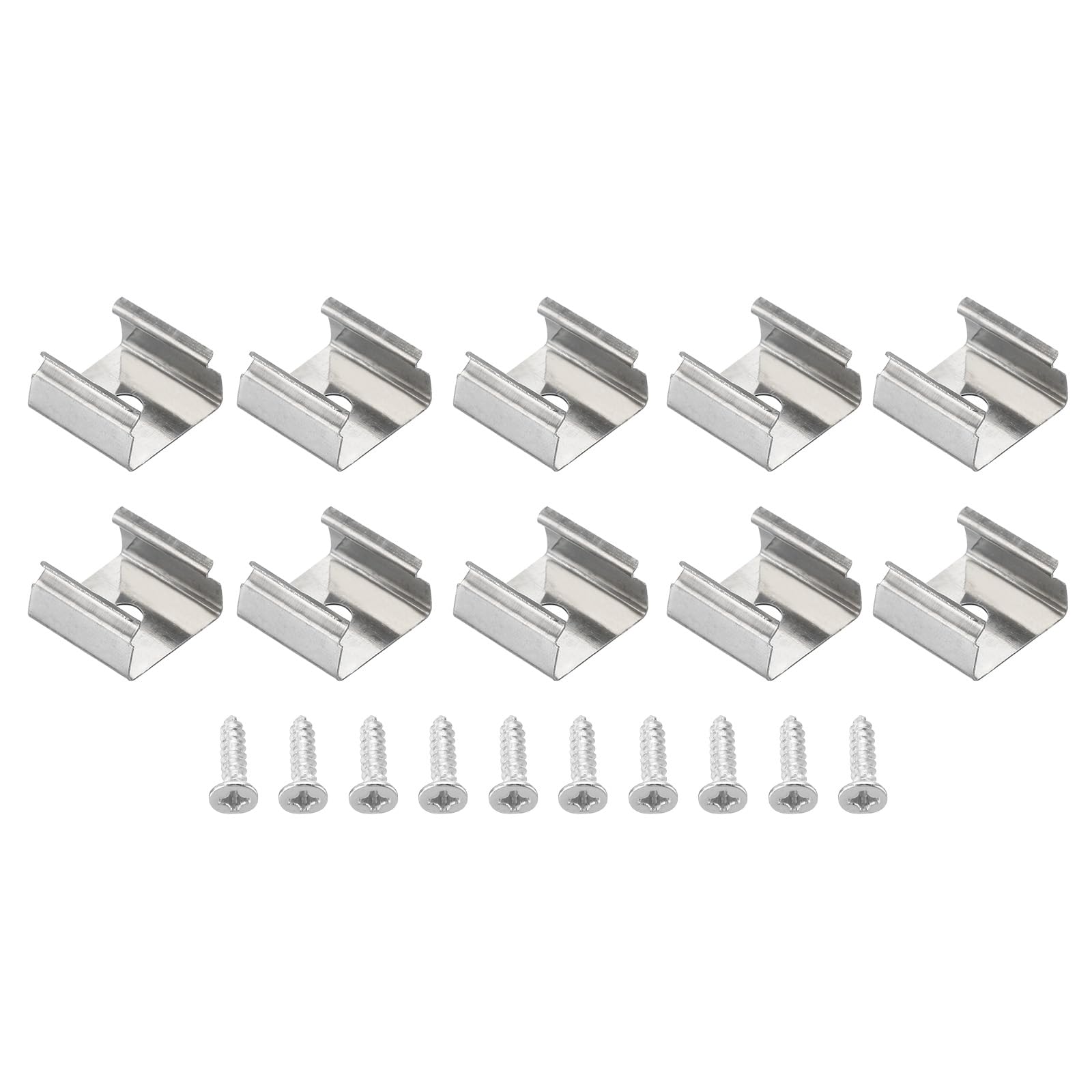 PATIKIL LED Strip Light Clips, 40 Pack Mounting Bracket Fixing Clips ...