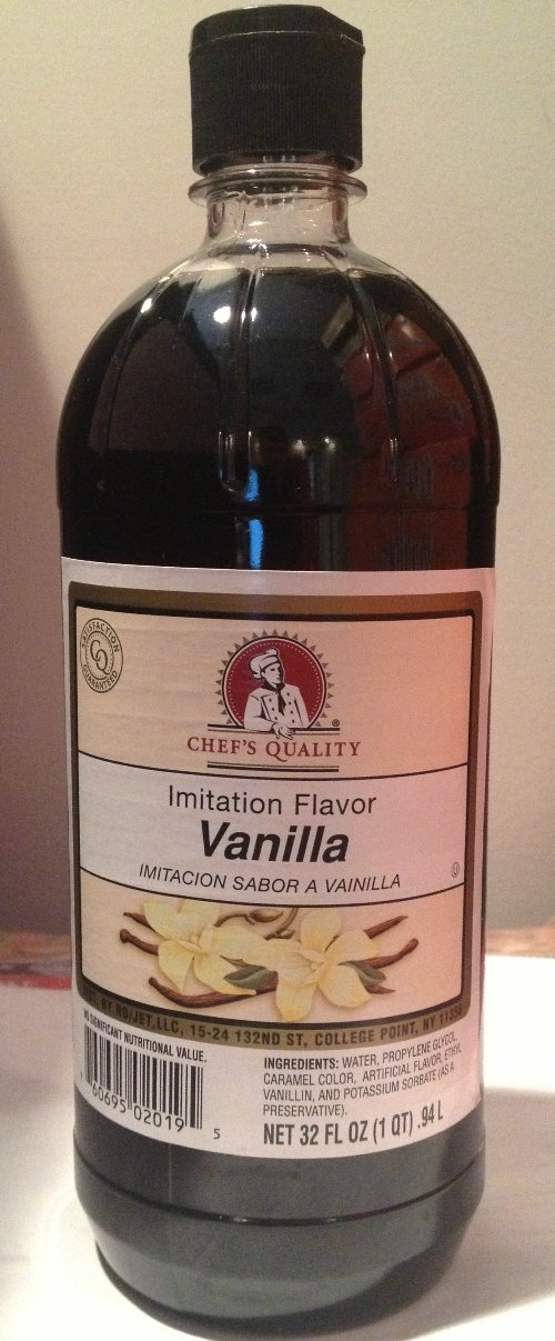 Amazon.com: Chef's Quality Imitation Flavor Vanilla 32oz : Grocery ...