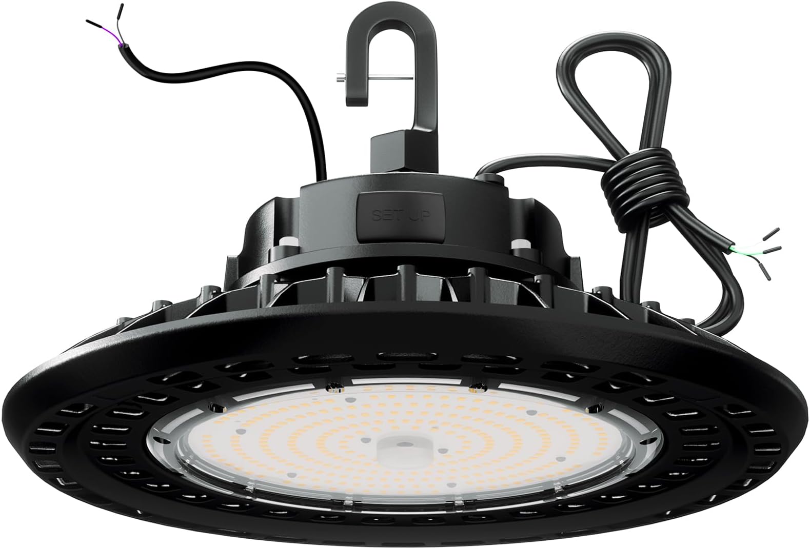 High Bay LED Shop Lights - 165W 2 Pack LED High Bay Lights with US Plug ...