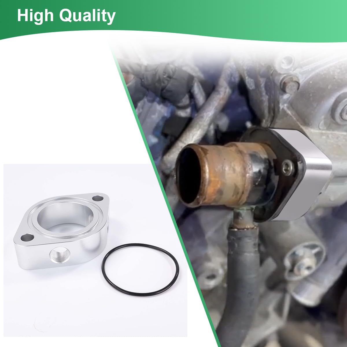 Snapklik.com : Thermostat Housing Spacer, Water Neck Spacer Compatible