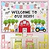 Amazon.com: AnyDesign 97Pcs Farm Animals Bulletin Board Kit Farmhouse ...