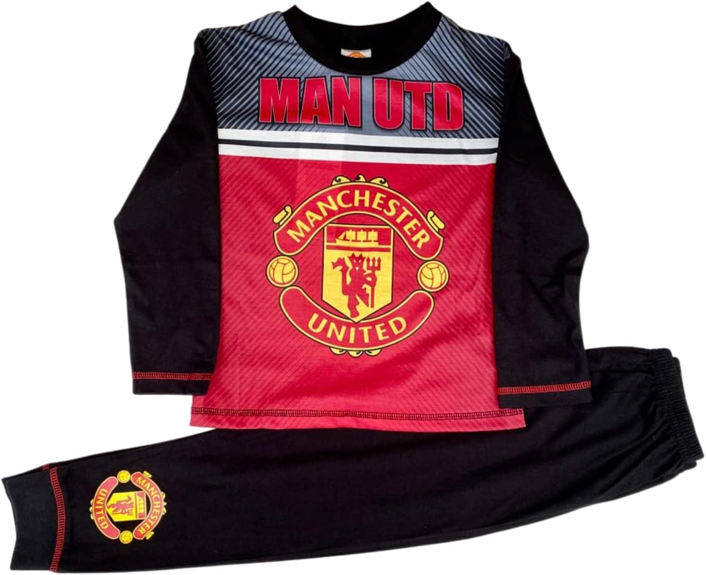Manchester United Boys/Kids Man Utd Childrens Pyjamas/Pyjama Set Age 11 ...