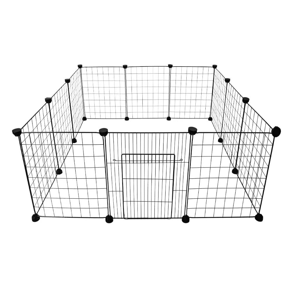 DIY Pet Playpen Wire Rabbit Cage for Kitten, Chinchillas, & Small ...