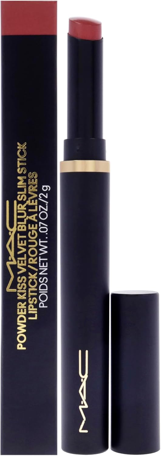 Amazon | MAC Powder Kiss Velvet Blur Slim Stick - 899 Brickthrough for ...