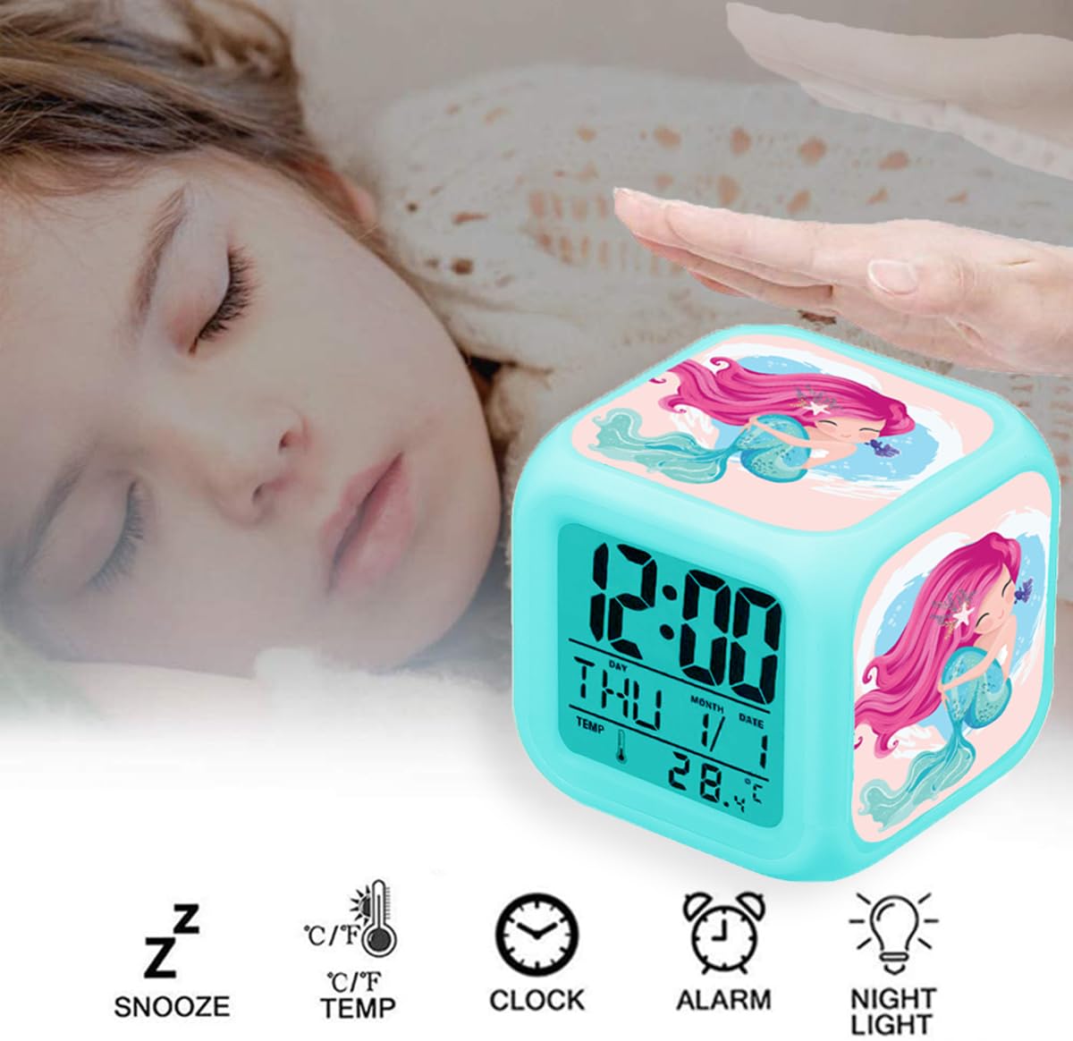 Digital Clock Display For Kids Micro Digital Clock, Micro Digital