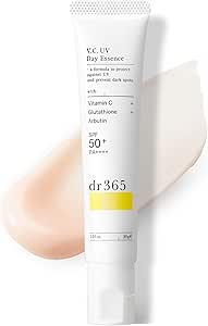 Amazon.co.jp: dr365 V.C. UVデイエッセンス 日焼け止め 顔 日中美容液 ウォータープルーフ uvクリーム ビタミンc グルタチオン 毛穴 スキンケア 敏感肌 保湿 ...