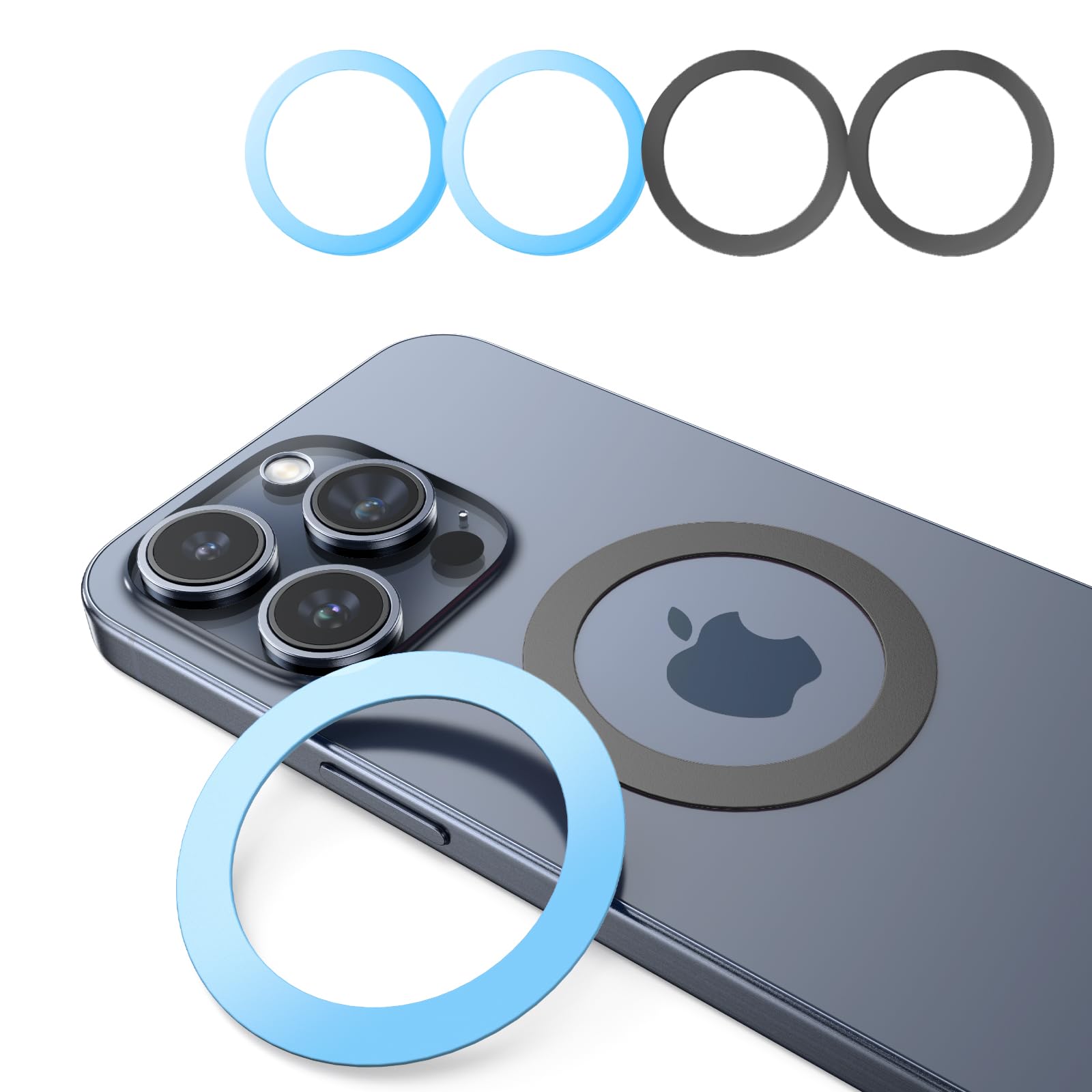 Amazon.com: LISEN Ultra-Thin(0.4mm) for Magsafe Sticker, Strong Suction ...