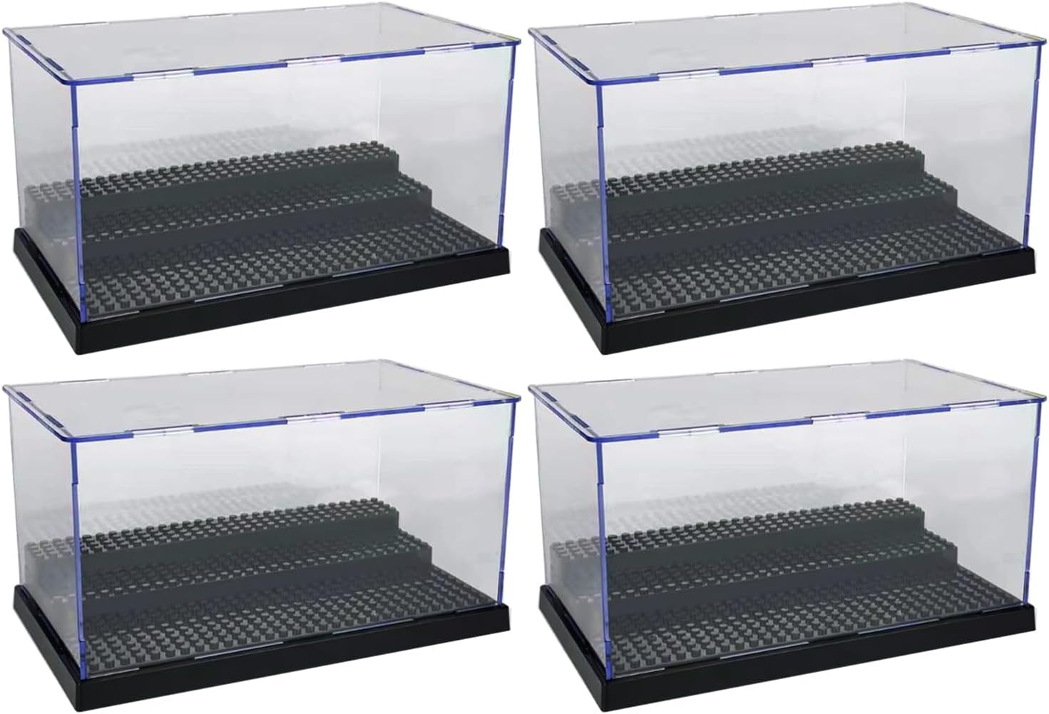 Amazon.com: 4PCS Clear Acrylic Display Case for Minifigure Action ...