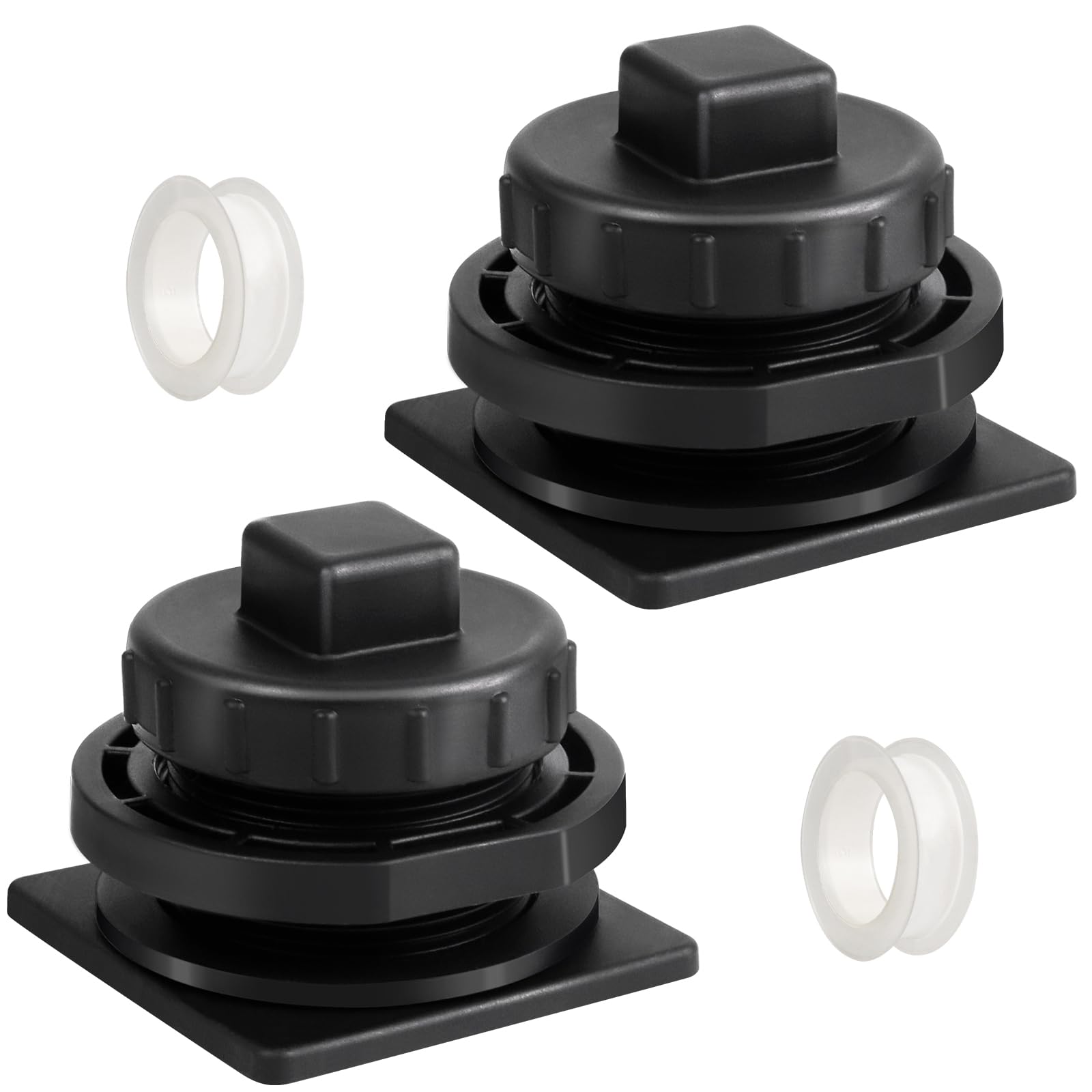 Amazon.com: 2Pcs Stock Tank Drain Plug Kit Compatible with Rubbermaid ...