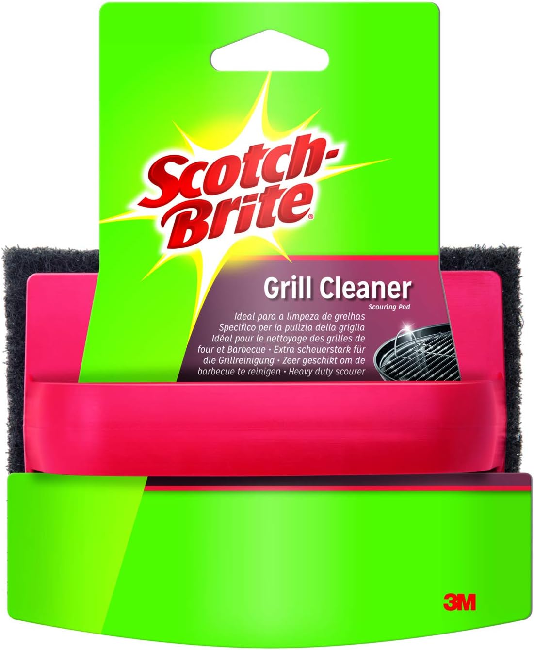 Scotch-Brite Grill Cleaner Scourer Plus Handle : Amazon.co.uk: Grocery